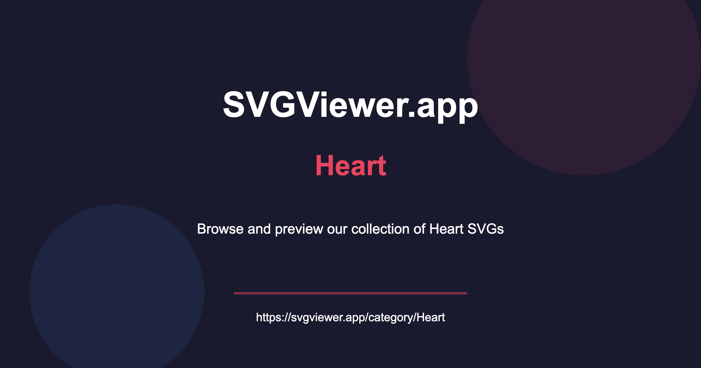 Heart SVG List | SVGViewer | SVG Viewer